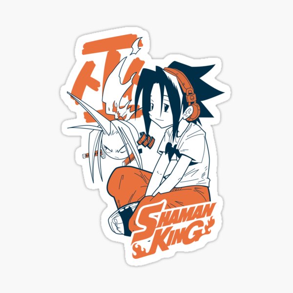 "Shaman King Yoh" Sticker for Sale by PaisdeMaquinas | Redbubble