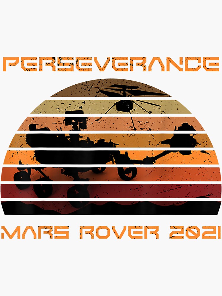 "Perseverance Mars Rover 2021 Ingenuity Retro Vintage Gift T-Shirt ...