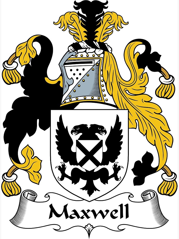"Maxwell Coat of Arms / Maxwell Family Crest" Canvas Print by ...