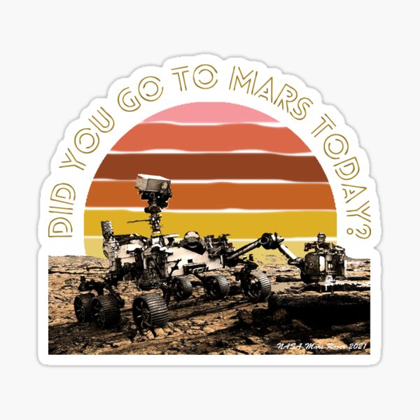 "mars rover" Sticker for Sale by aunop | Redbubble