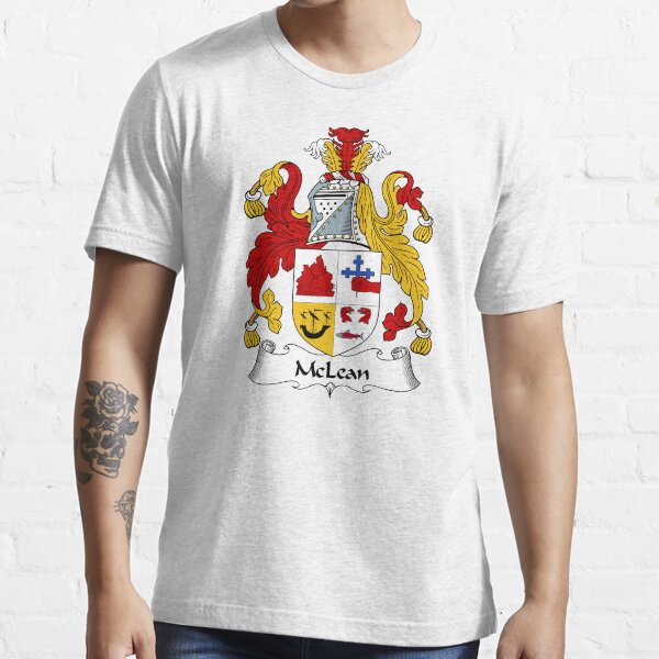 "McLean Coat of Arms / McLean Family Crest" Essential T-Shirt for Sale ...