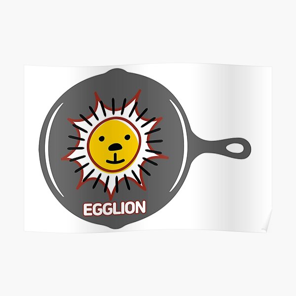 "EGG LION" Poster by BOMSHOP | Redbubble