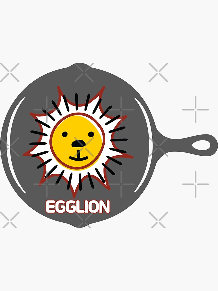 "EGG LION" Sticker for Sale by BOMSHOP | Redbubble