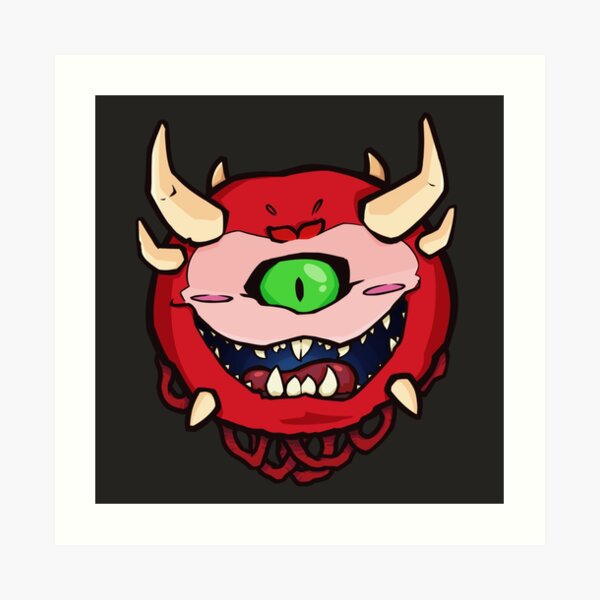 Doom Cacodemon Art Prints | Redbubble