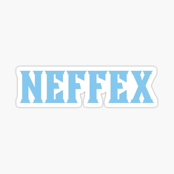 "NEFFEX FAN" Sticker for Sale by PureGeometry | Redbubble