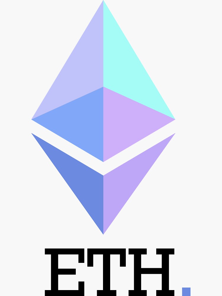 "ETH" Sticker for Sale by 42Fox | Redbubble