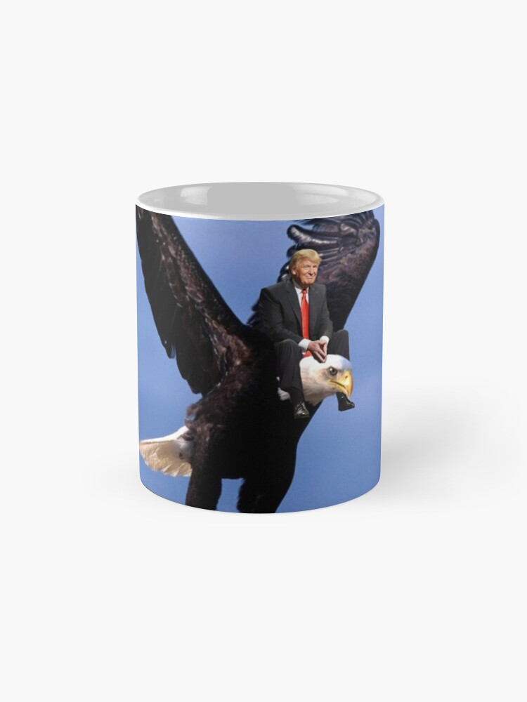 "Trump Riding Eagle" Coffee Mug for Sale by Derp234 | Redbubble