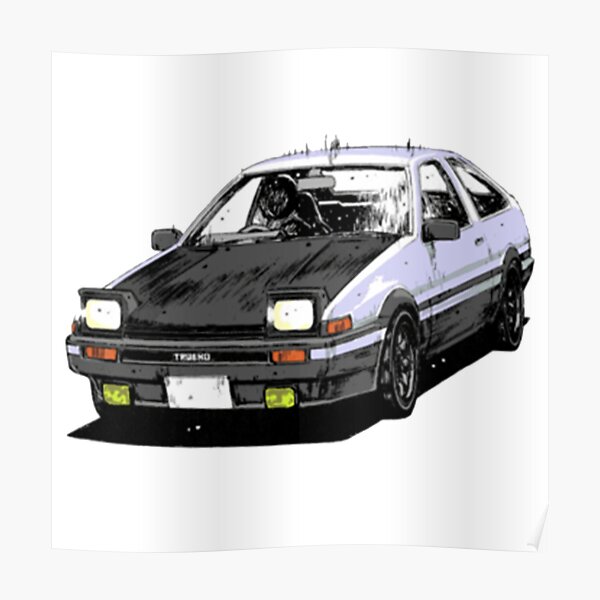 "Toyota AE86" Poster by OnlySticker | Redbubble