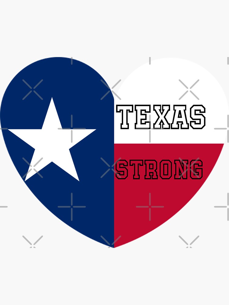 "Texas Strong" Sticker for Sale by env1nada | Redbubble