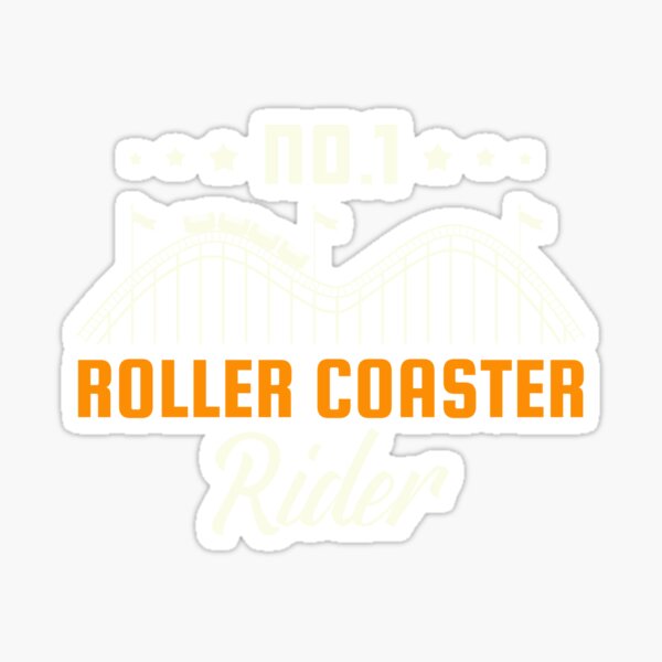 "Roller coaster Gifts for a Roller coaster Fan" Sticker by THaDesign ...