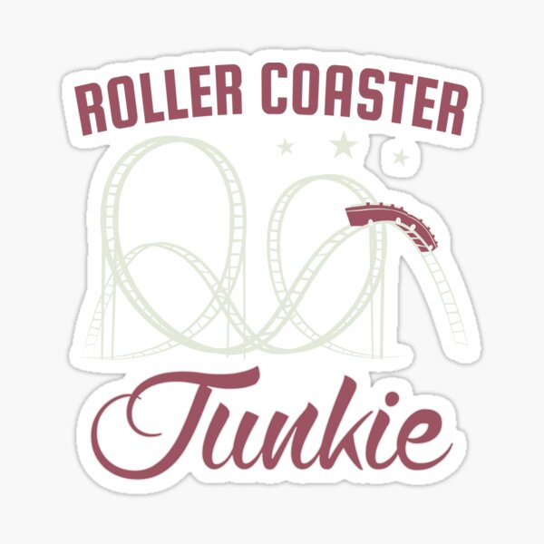 "Roller coaster Gifts for a Roller coaster Fan" Sticker for Sale by ...