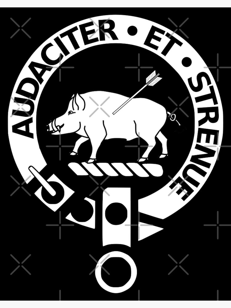 "Crest Badge of Clan Pollock" Poster for Sale by Shav | Redbubble