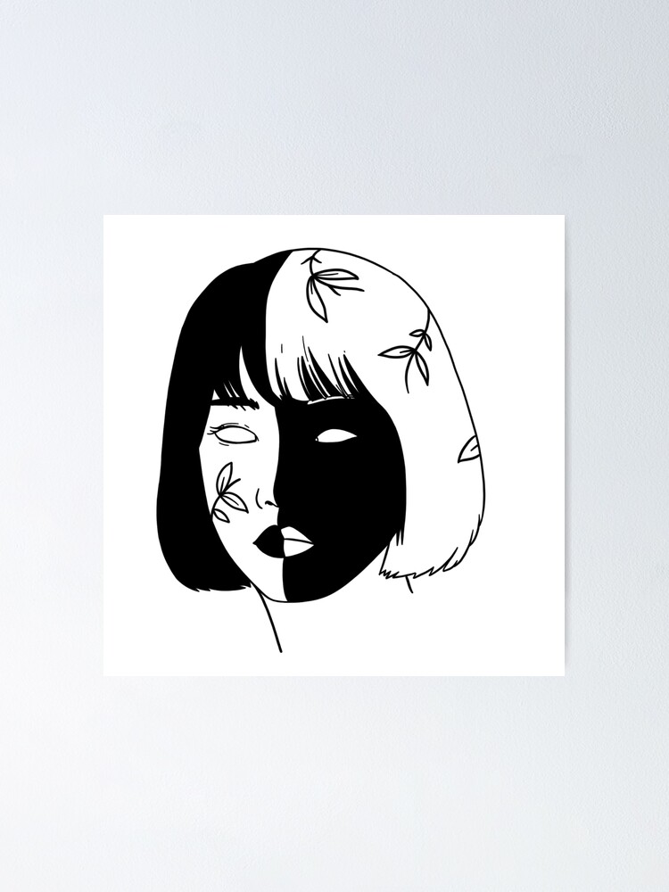 "Two faces" Poster by Digs21 | Redbubble
