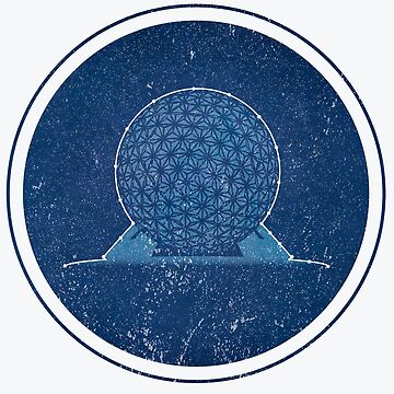 "Epcot Star Constellation Poster - Spaceship Earth - Theme Park Art ...
