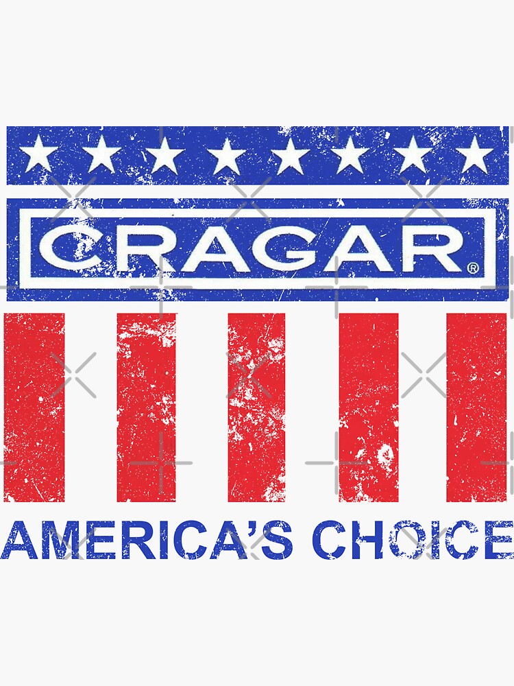 "Cragar America" Sticker for Sale by Retrorockit | Redbubble