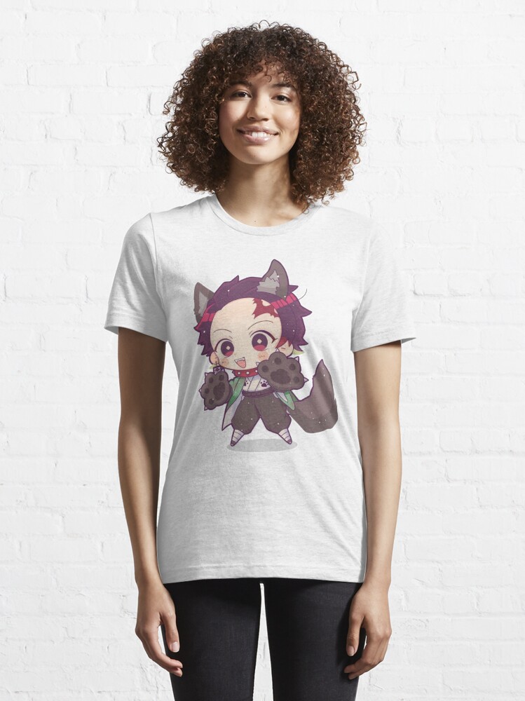 "Chibi cat Tanjiro Kamado - Kimetsu no Yaiba" T-shirt by PuddingRabbit ...