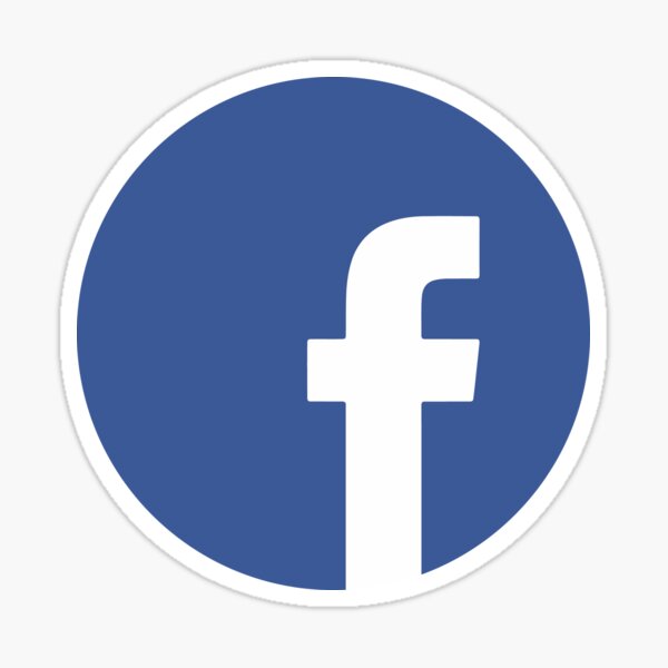 Facebook Logo Stickers | Redbubble
