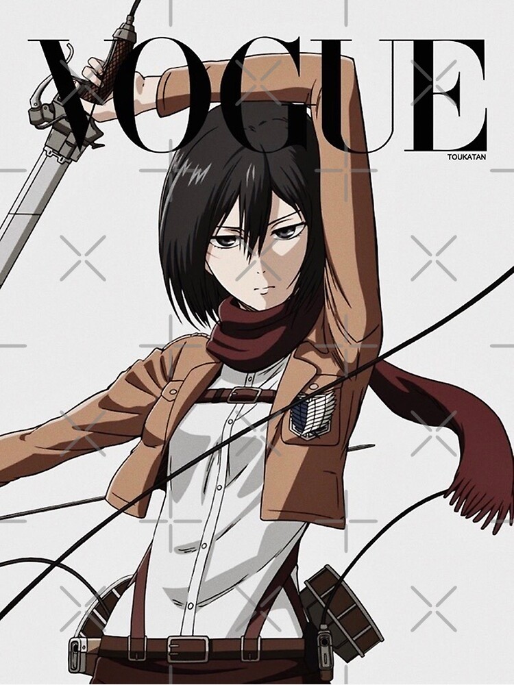 "Mikasa Magazine Cover 2" Poster by estirina | Redbubble