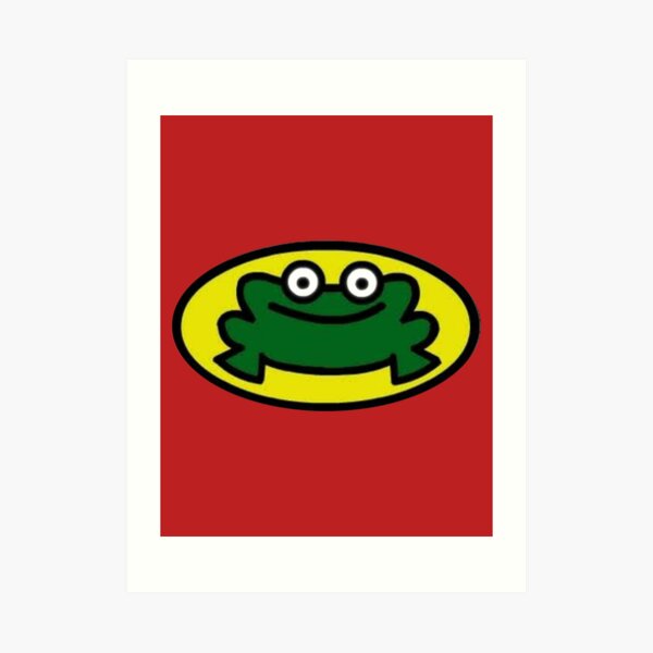 "parappa the rapper / Funny Frog / Frog Design " Art Print for Sale by ...