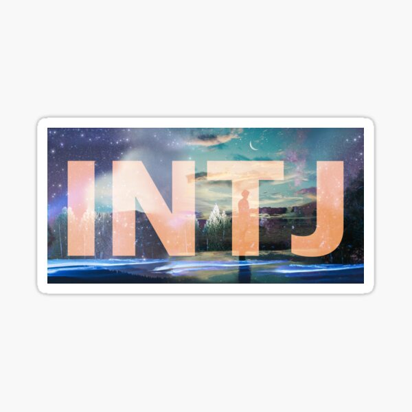"INTJ Myers Briggs MBTI Sticker" Sticker for Sale by cloud-wave | Redbubble