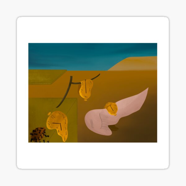 "salvador dali persistence of memory" Sticker for Sale by springybelly ...