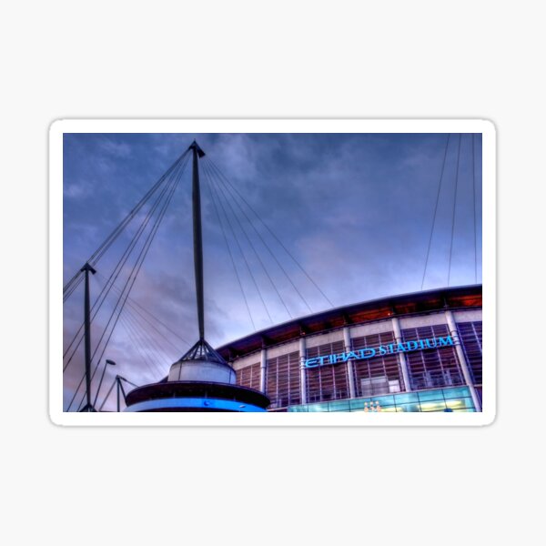 "ETIHAD STADIUM" Sticker for Sale by MIKESCOTT | Redbubble