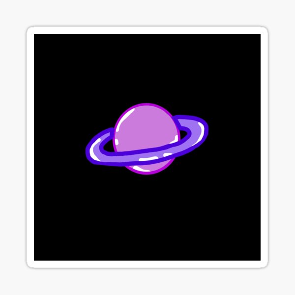 "Space Saturn Sticker design" Sticker by Aestheticc11 | Redbubble