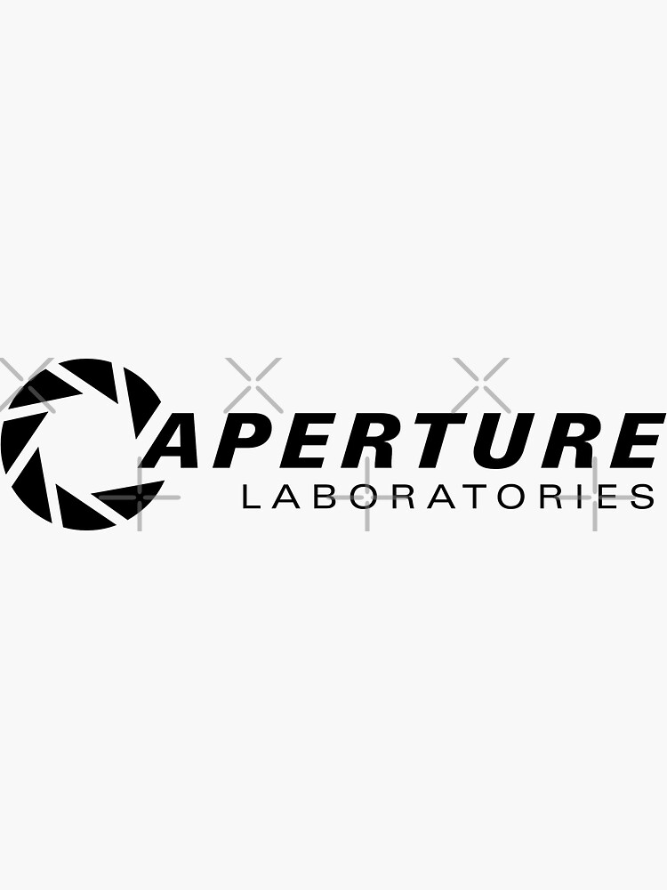 "Aperture Laboratories" Sticker by DarkArchive | Redbubble