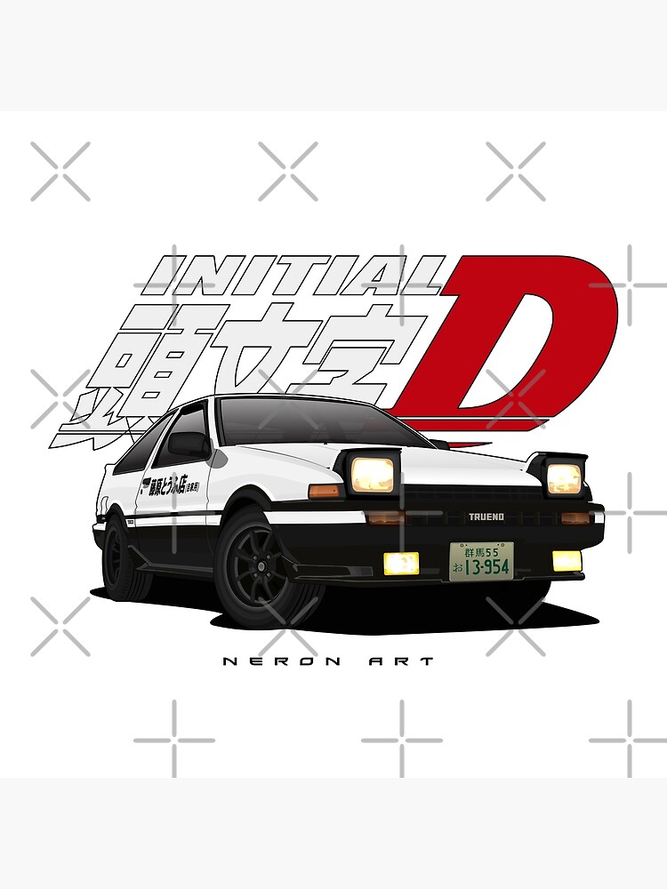 "Toyota AE86" Poster for Sale by NERON-ART | Redbubble