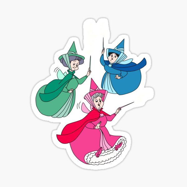 Pegatina «Hadas madrinas» de M3g3n | Redbubble