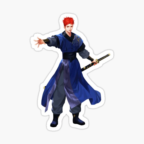 "seolbim hyunwoo survival character art" Sticker by pollyauer | Redbubble