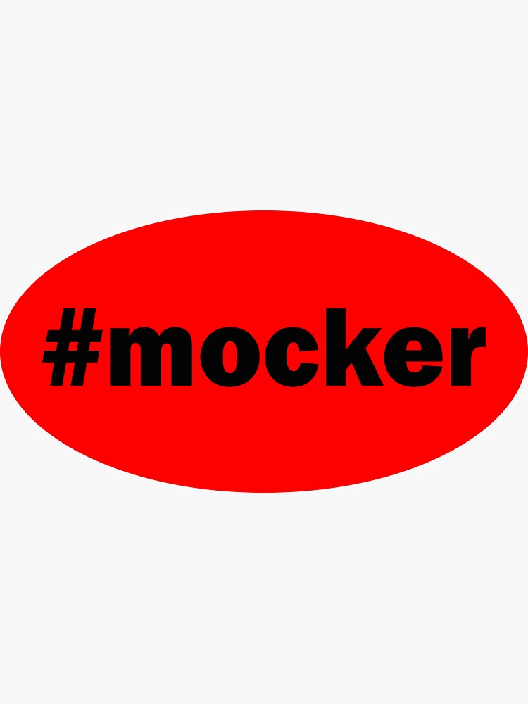 "mocker" Sticker for Sale by alfredoartes | Redbubble