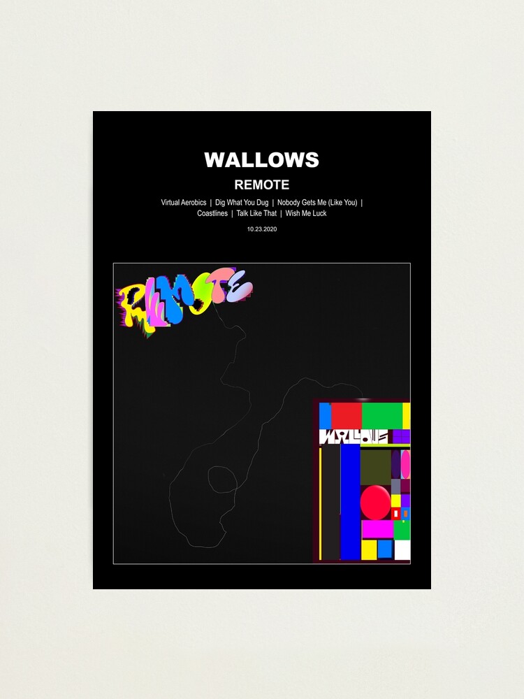 Lámina fotográfica «Póster de portada de álbum de música de Wallows ...