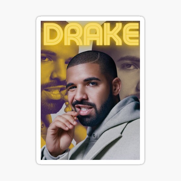 "Drake" Sticker for Sale by patrixia11 | Redbubble