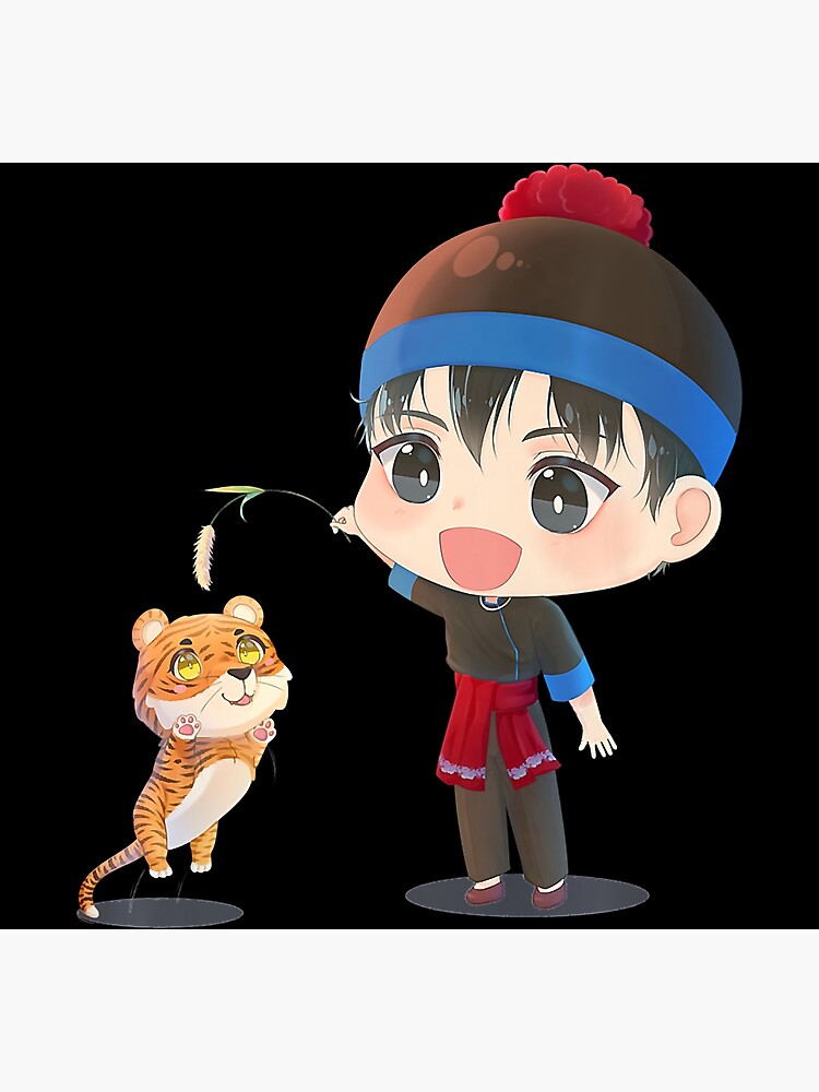 Poster « Chibi Hmong Boy & Tiger », par robinsonfevb45 | Redbubble