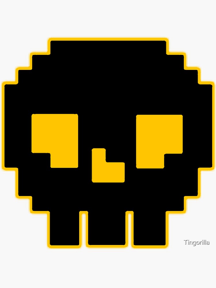 "Boneworks Skull" Sticker for Sale by Tingorilla | Redbubble