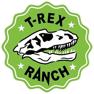 "T Rex Ranch" Sticker for Sale by ArmandGiftshop | Redbubble