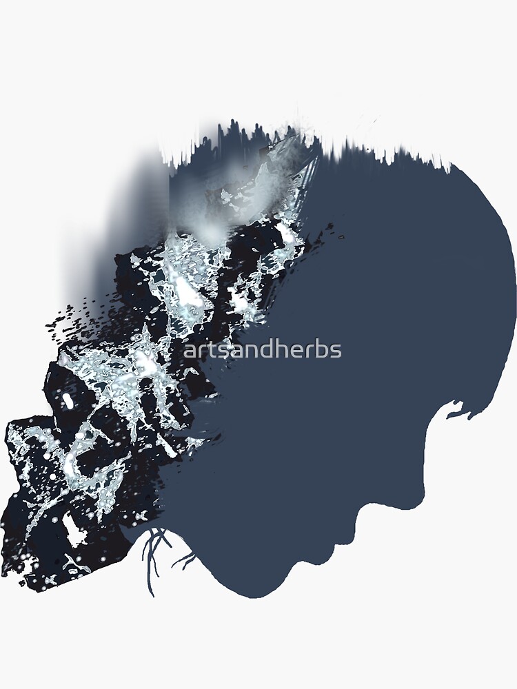 "Two Souls" Sticker for Sale by artsandherbs | Redbubble