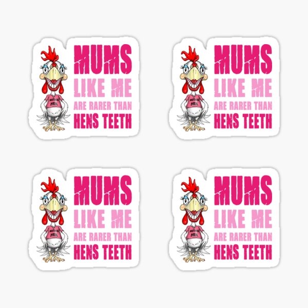 "Proud Mother Hen Mothers Day Greatest Mum Sticker Pack" Sticker by ...