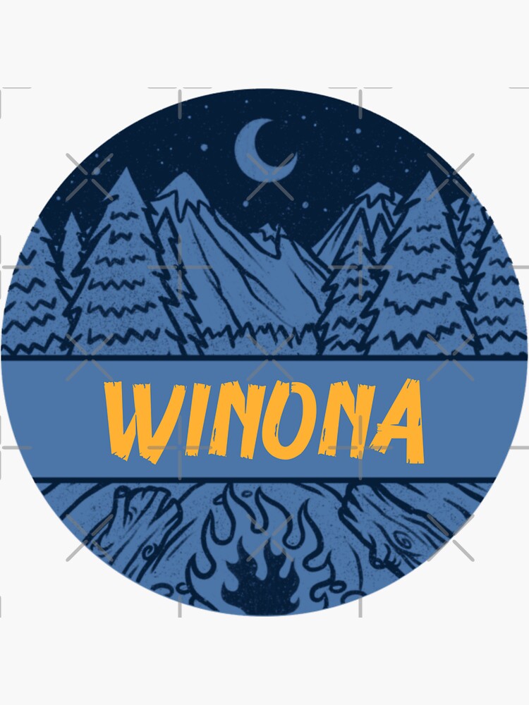 "Winona Minnesota Forest" Sticker for Sale by Taumaturgo | Redbubble