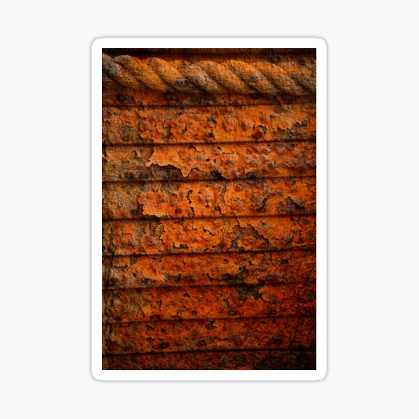 "Rusty Crusty" Sticker for Sale by spuddyduck | Redbubble