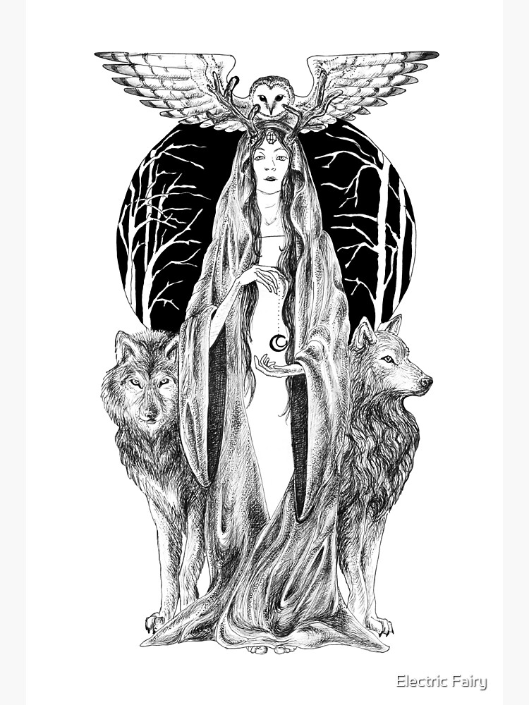 "The Goddess Hekate" Poster for Sale by Electric Fairy | Redbubble