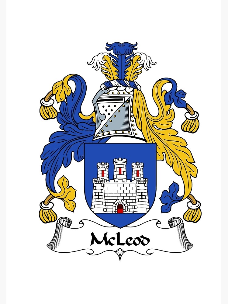"McLeod Coat of Arms / McLeod Family Crest" Spiral Notebook for Sale by ...