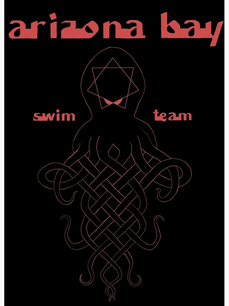 "Arizona Bay Swim Team" Poster for Sale by Disenfraculator | Redbubble