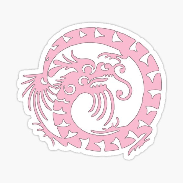 "Pink dragon art - dragon" Sticker for Sale by Photography-Art | Redbubble