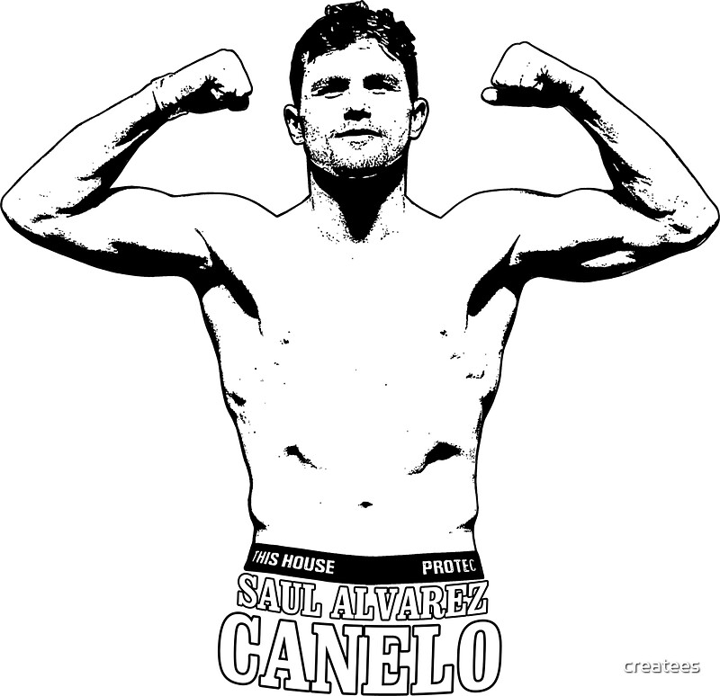 "Saul Canelo Alvarez" Stickers by createes | Redbubble