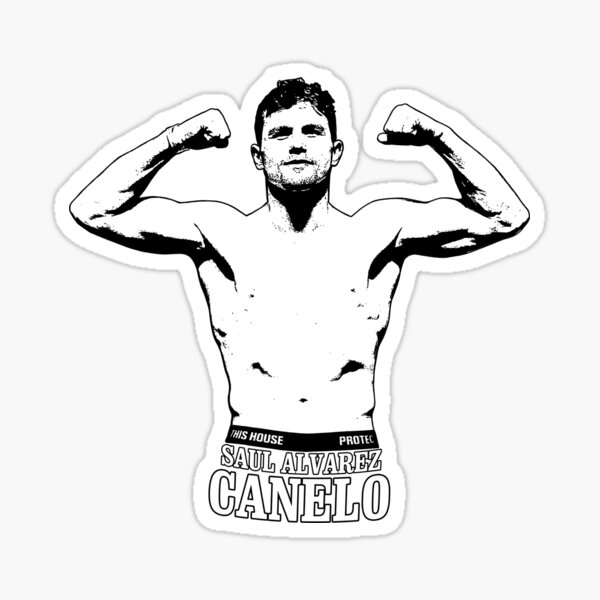 "Saul Canelo Alvarez" Sticker for Sale by createes | Redbubble