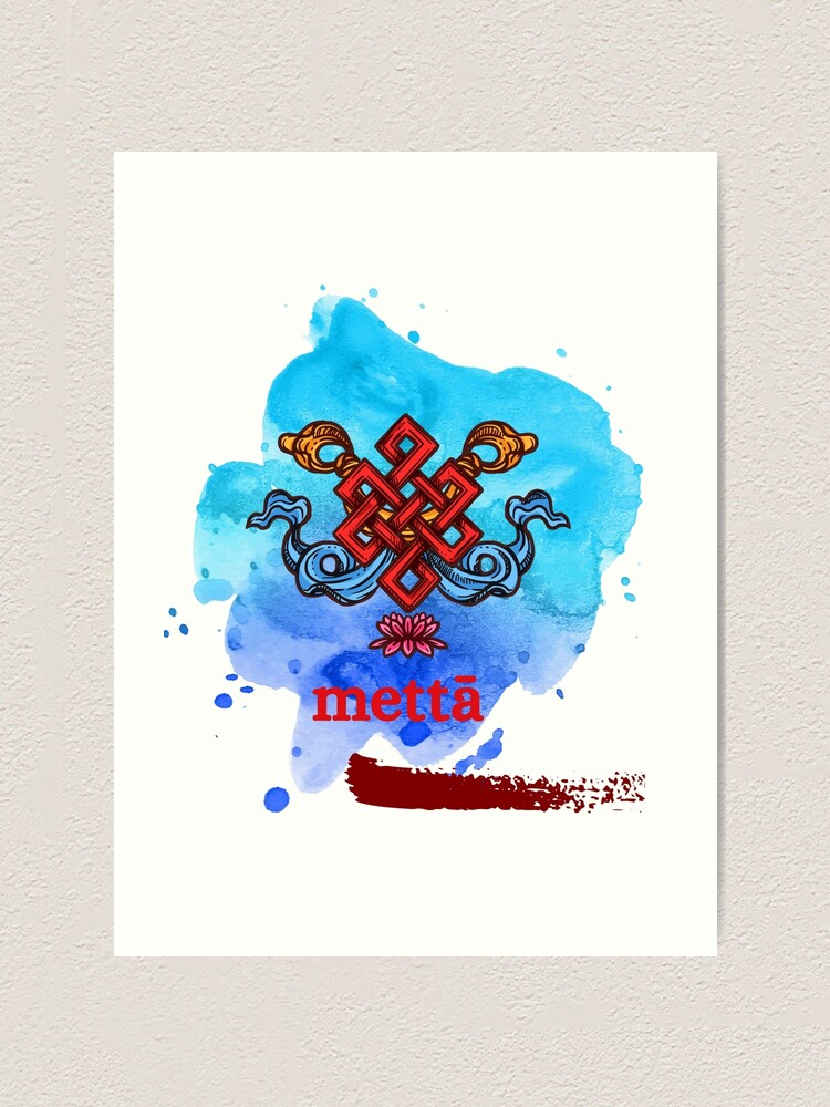 "Buddhist Symbols. The Eternal Knot. Red Color. Metta. Loving Gifts ...