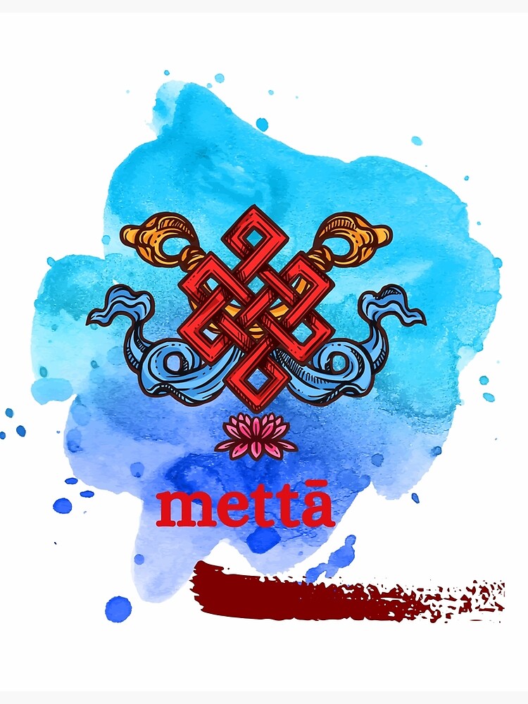 "Buddhist Symbols. The Eternal Knot. Red Color. Metta. Loving Gifts ...