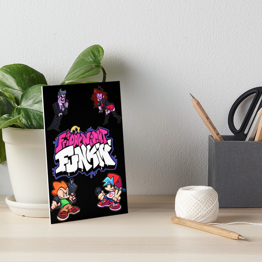 "The Friday Night Funkin Crew" Art Board Print by notakename | Redbubble